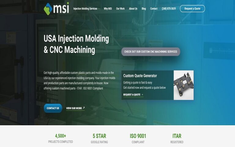 Top 8 Injection Molding Companies In The USA - FOW Mould